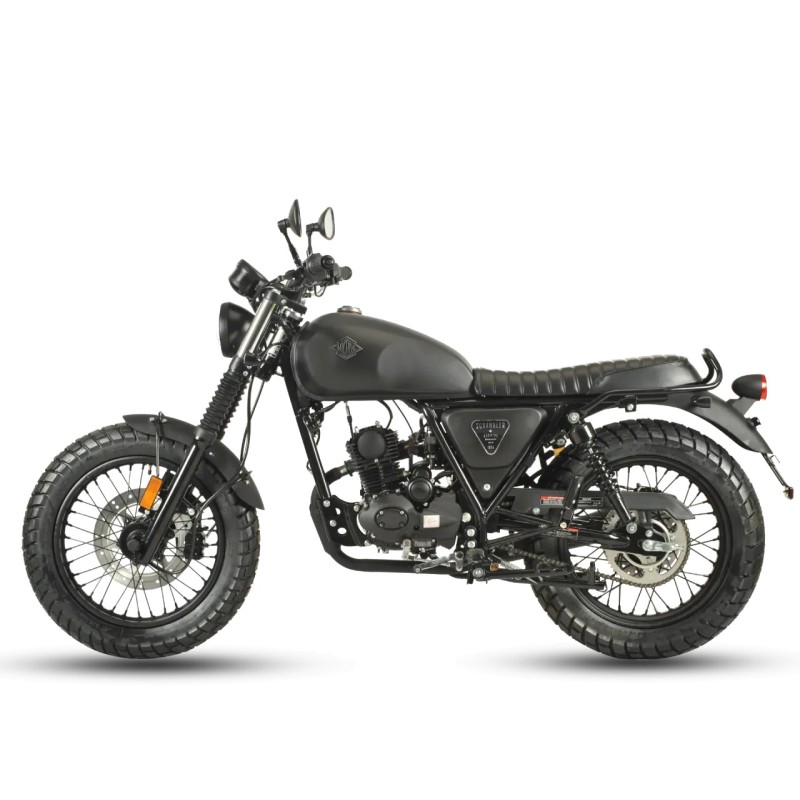 Moto TNT Scrambler 50cc – Style Rétro, Légère et Accessible